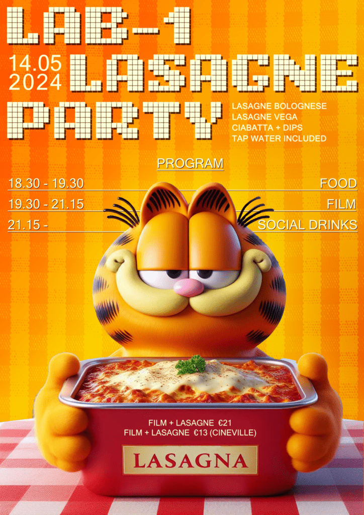 Garfield Lasagna Party (Food + Film) - Lab-1